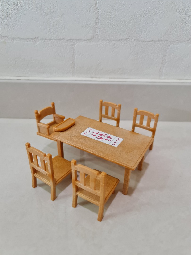 Sylvanian Families Dining Table Set, Hobbies & Toys, Toys & Games on ...