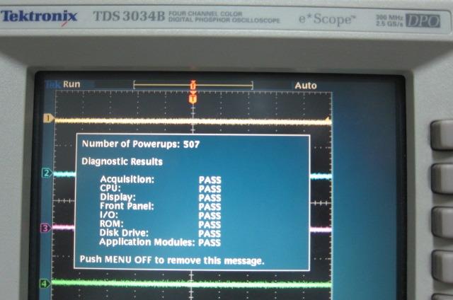 Tektronix TDS3014B or TDS 3034B 100MHz/300MHz Four Channel Color ...
