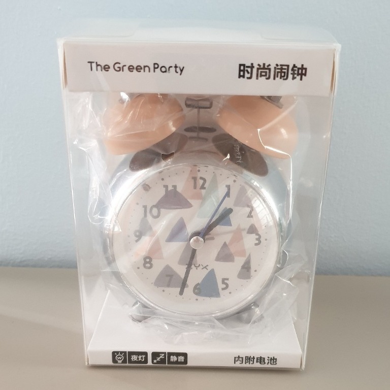 The Green Party Alarm Clock, Furniture & Home Living, Home Decor ...