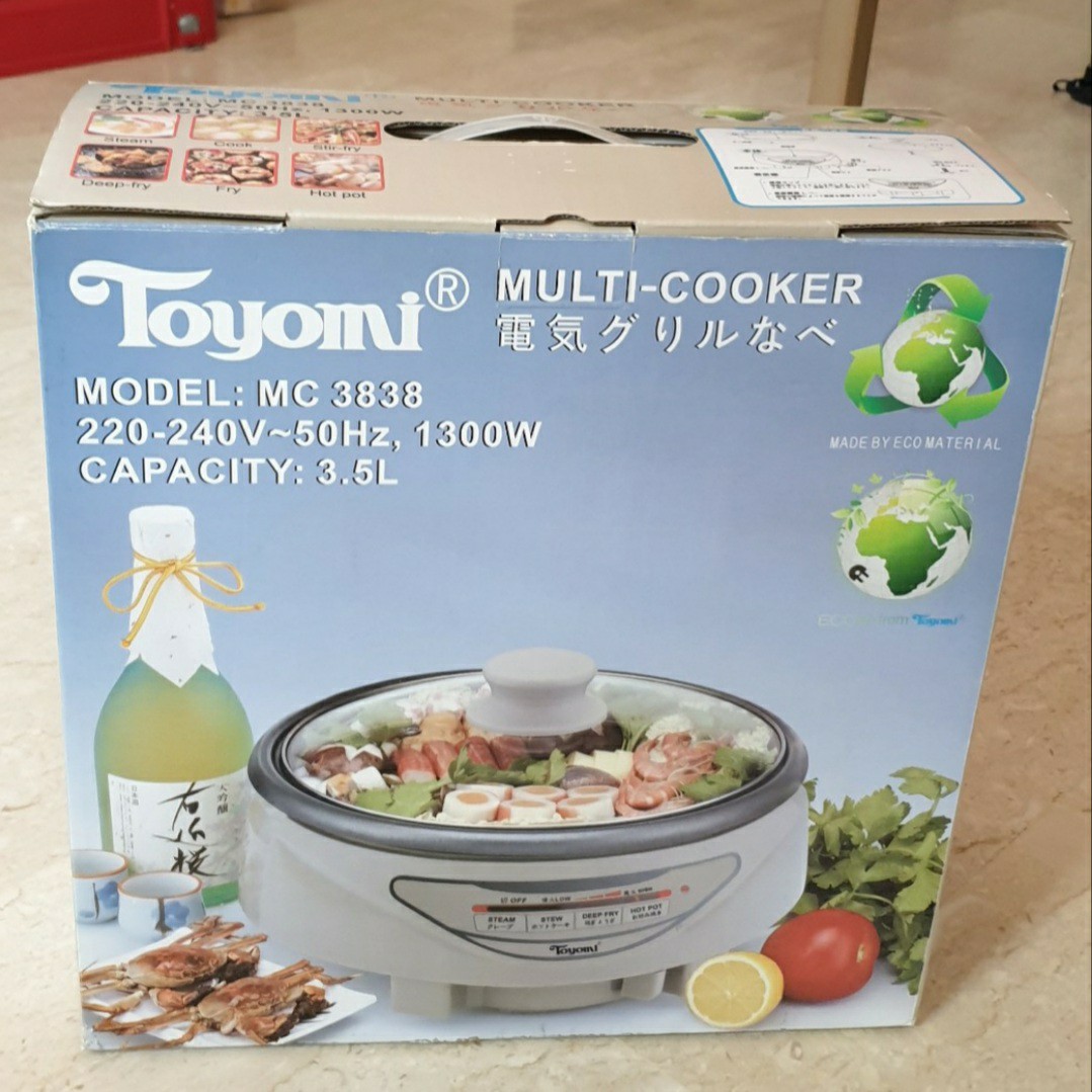 Toyomi Multi-cooker 3.5L, TV & Home Appliances, Kitchen Appliances ...