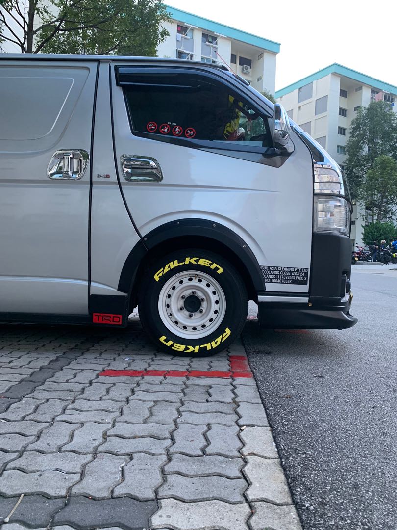Toyota Hiace Tyre bomb / tyre lettering / tyre tag / tire lettering ...