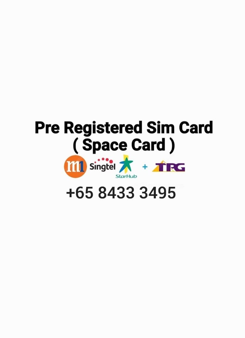TPG Pre Registered Sim Card TPG Pre Registered Sim Card TPG Pre ...