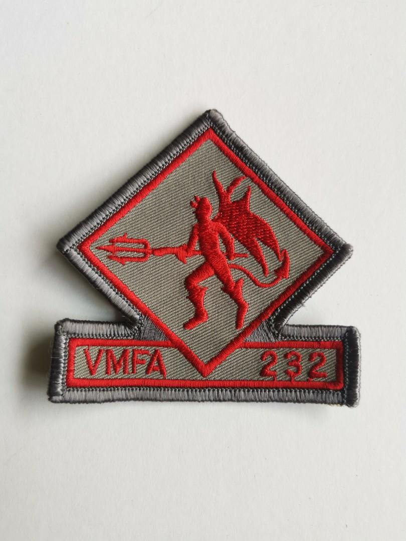 USMC VMFA 232 Red Devils Patch, Hobbies & Toys, Collectibles ...