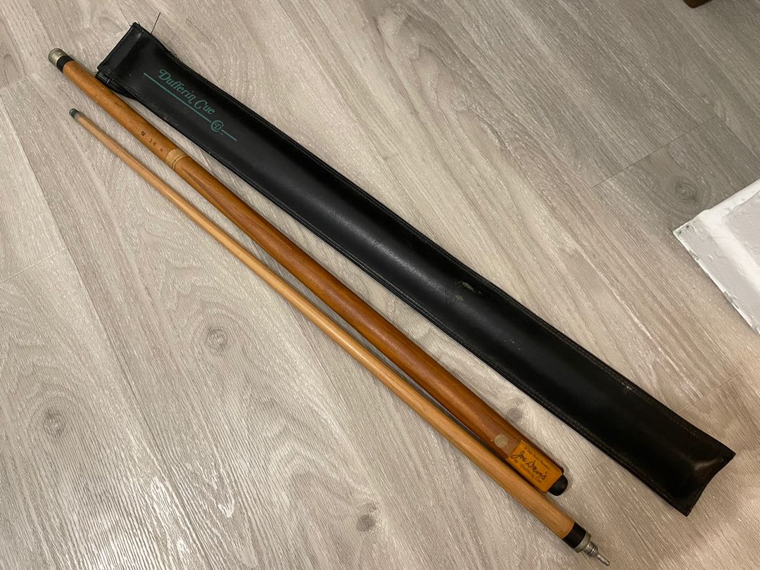 Vintage Joe Davis cue, Sports Equipment, Sports & Games, Billiards ...
