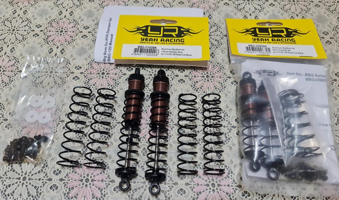 Yeah Racing big bore threaded alu shock set, Hobbies & Toys, Toys ...