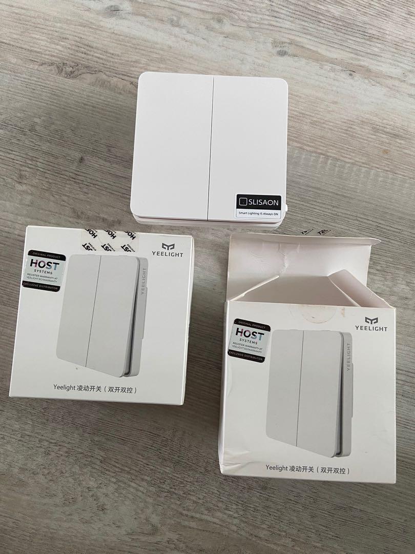 Yeelight Slisaon 2 Gang Switch, TV & Home Appliances, Electrical ...