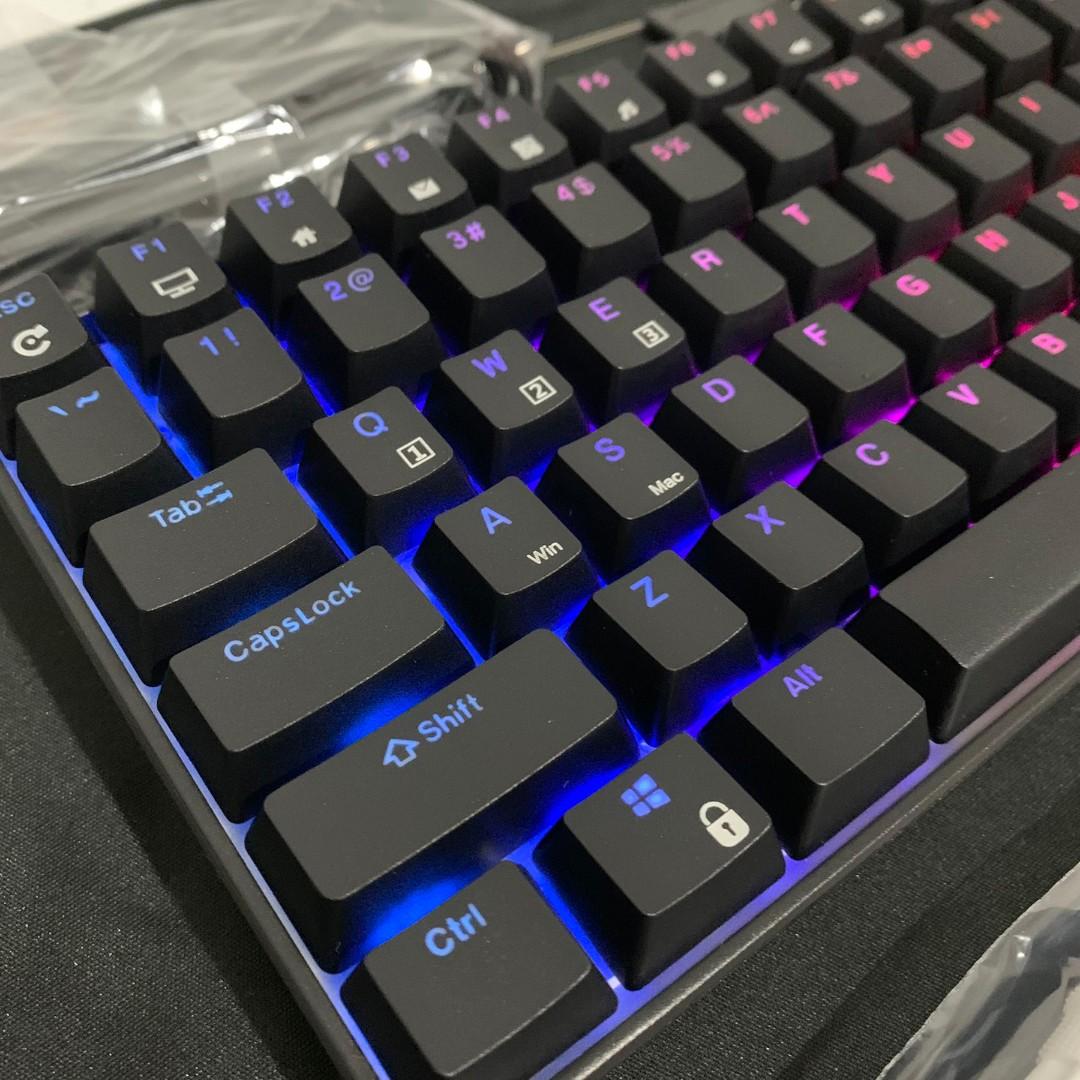 2021 Royal Kludge 100 keys 100/860 RGB Mechanical Keyboard Hotswappable ...