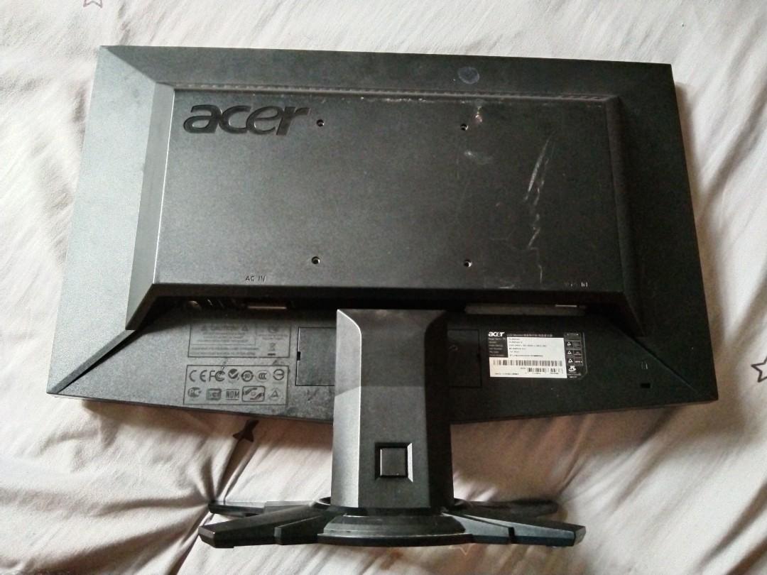 Acer monitor screen, Computers & Tech, Parts & Accessories, Monitor Screens on Carousell