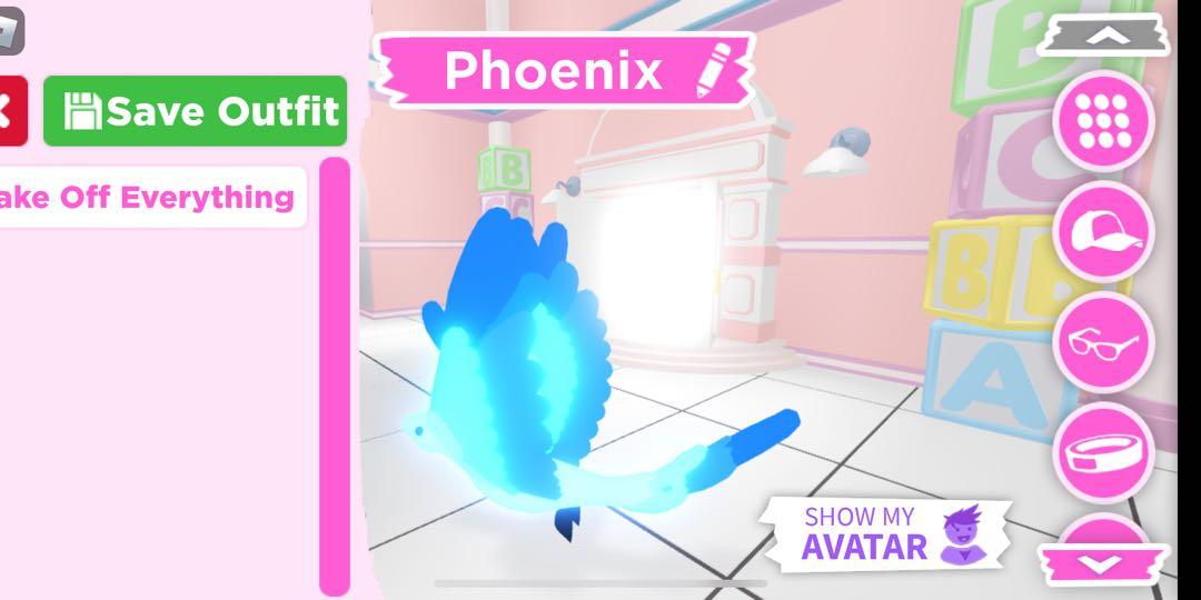 Adopt me NFR Phoenix, Video Gaming, Gaming Accessories, In-Game ...