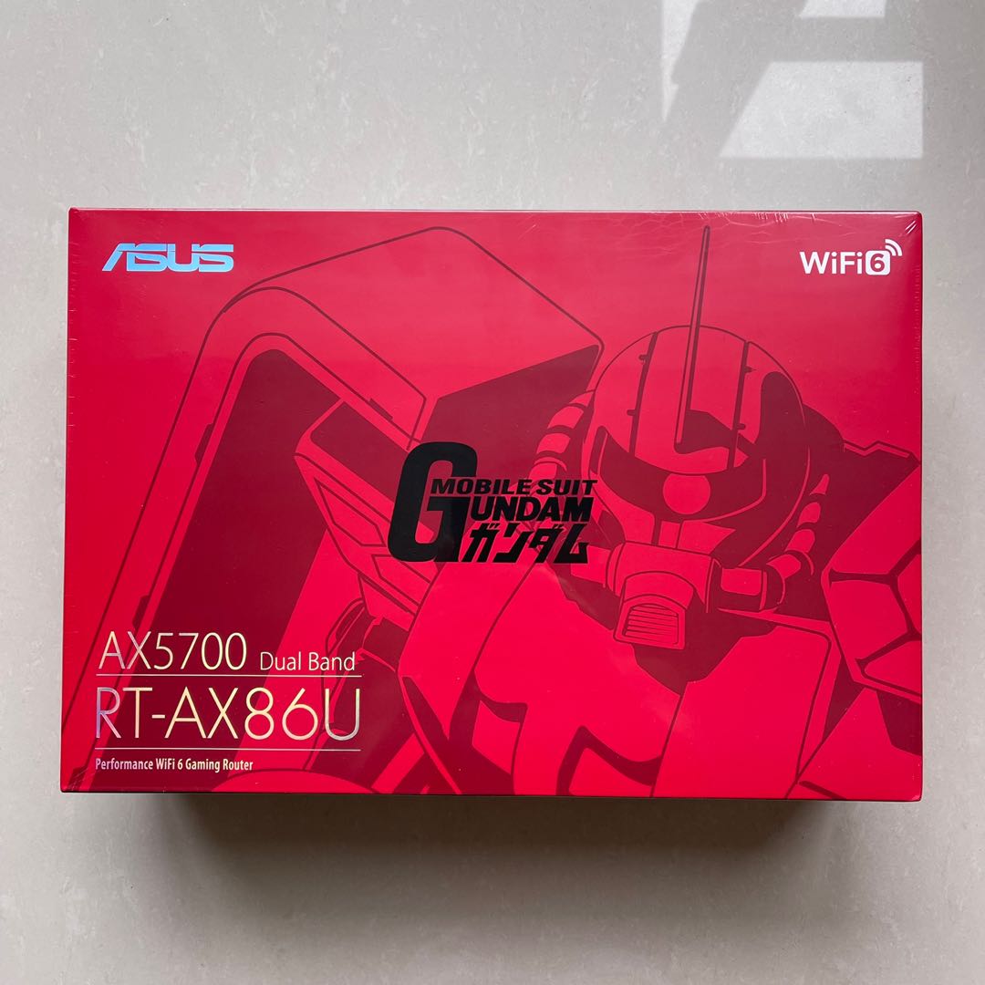 ASUS 雙頻 WiFi 6 電競 Router RT-AX86U Zaku 特別版, 電腦＆科技, 電腦周邊及配件, Wifi及上網相關產品 ...