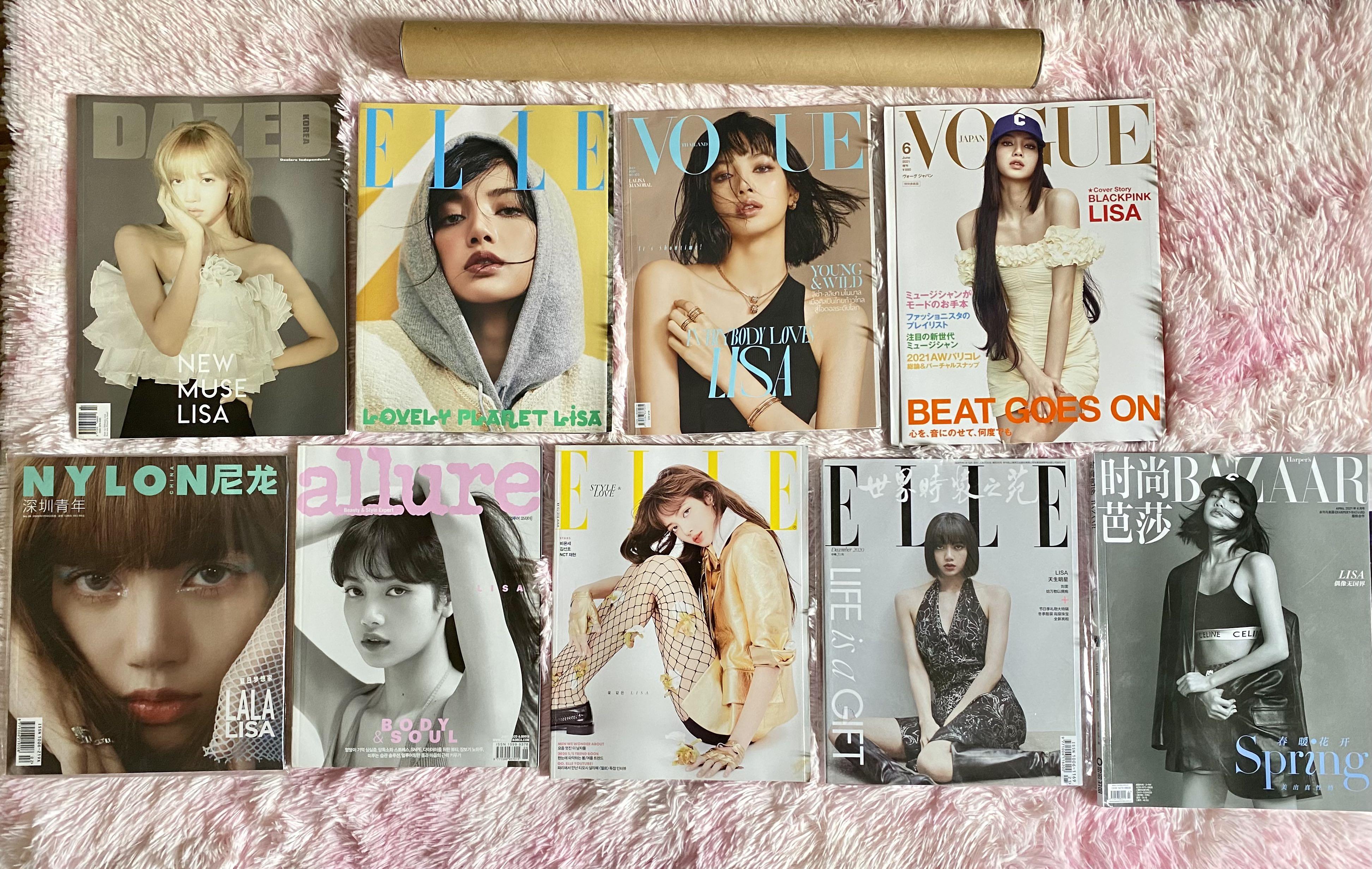 Blackpink Lisa Magazine (Bundle), Hobbies & Toys, Memorabilia ...