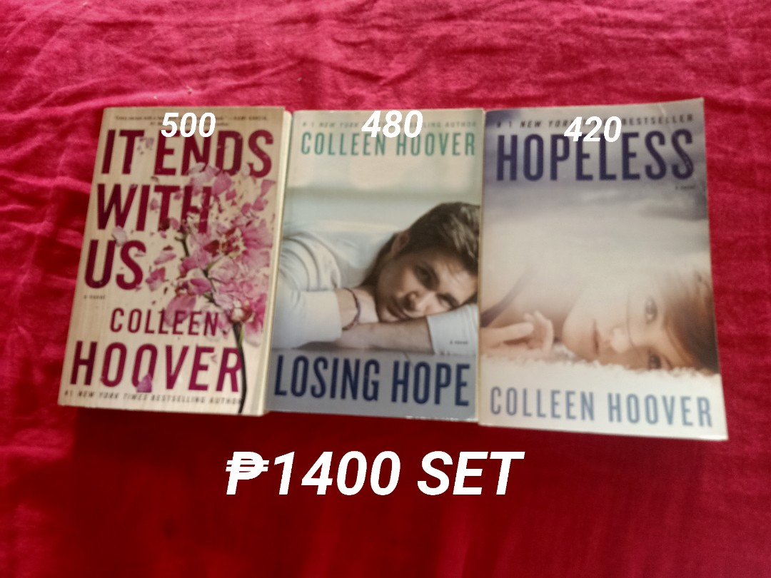 COLLEEN HOOVER SET, Hobbies & Toys, Books & Magazines, Fiction & Non ...