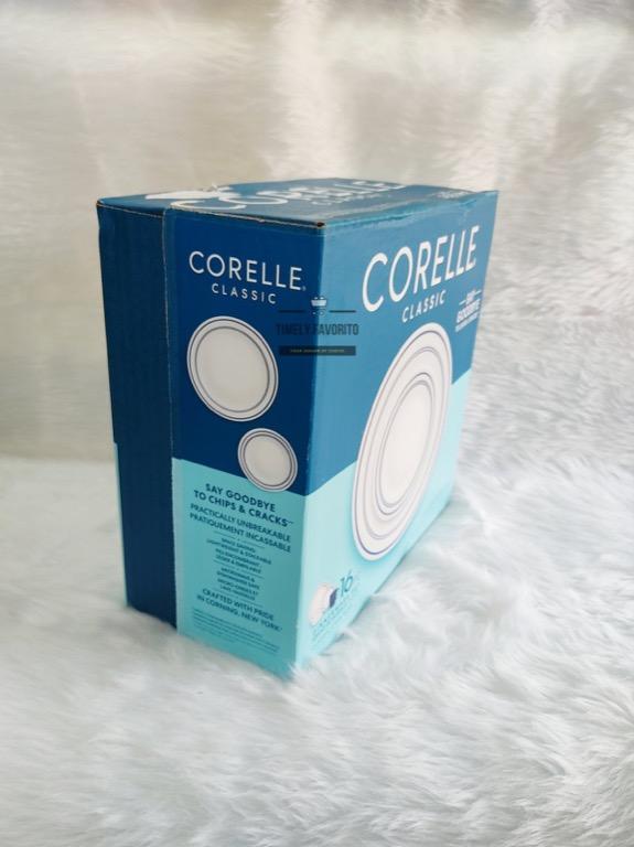 Corelle Classic Cafe Blue 16-Piece Dinnerware Set, Furniture & Home ...