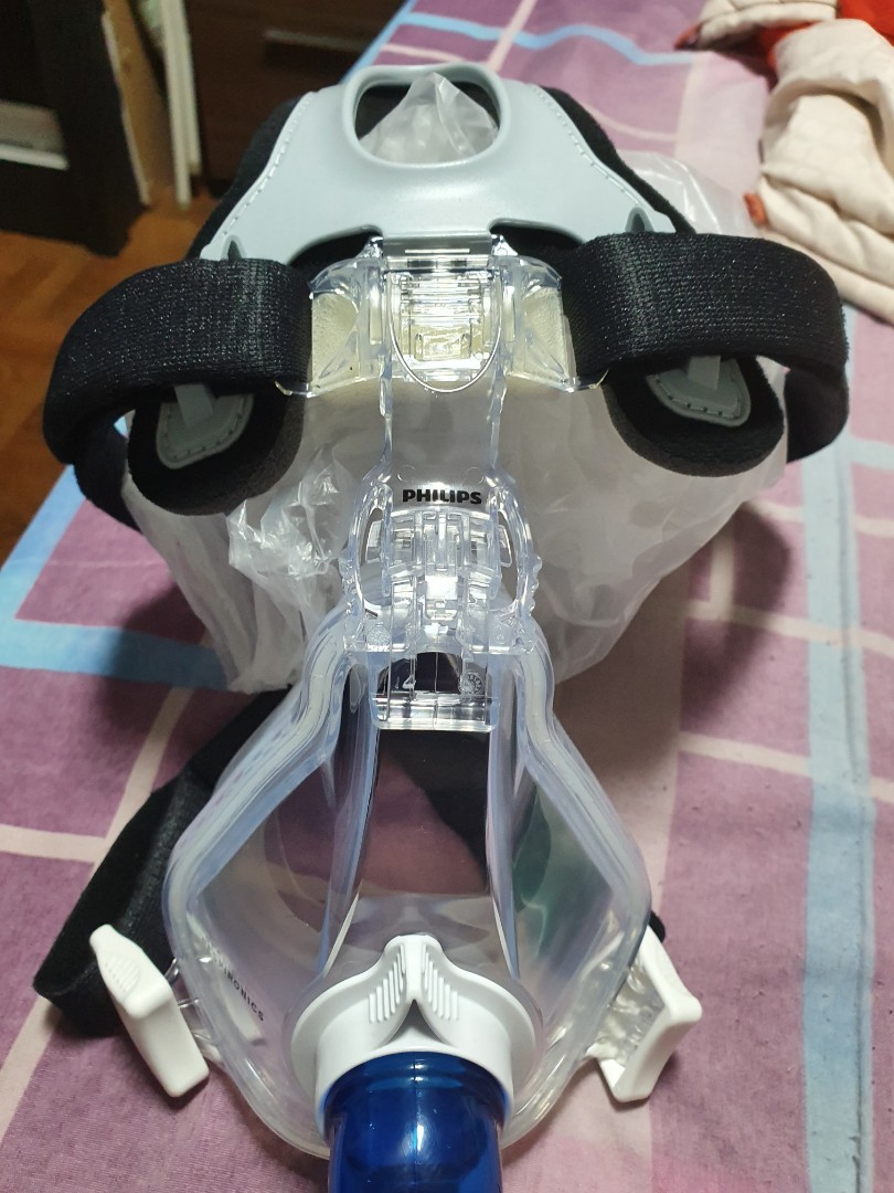 PHILIPS Cpap full face mask, Health & Nutrition, Face Masks & Face ...