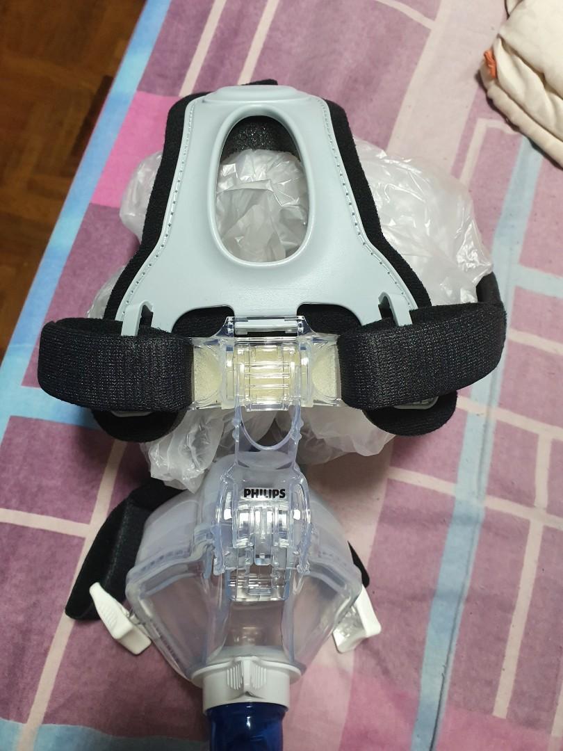 PHILIPS Cpap full face mask, Health & Nutrition, Face Masks & Face ...