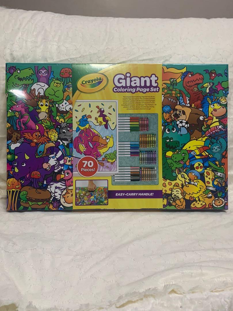 Crayola Giant Coloring Page Set, Hobbies & Toys, Stationary & Craft ...
