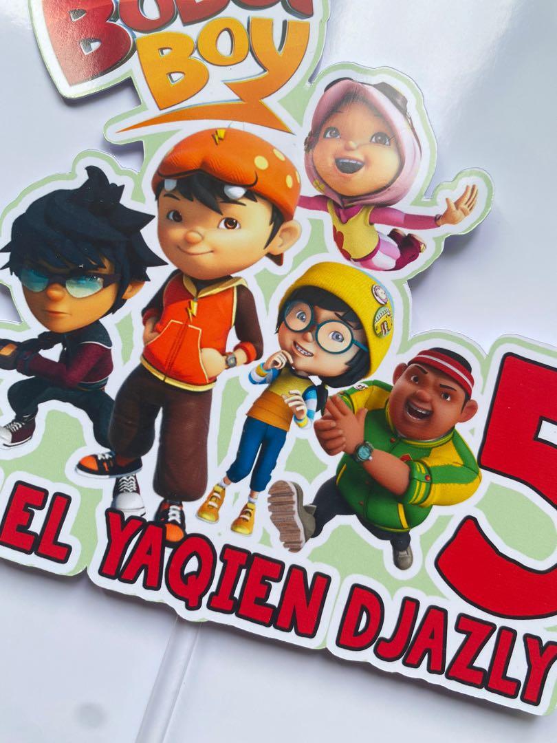 Customised Photo Cake Topper [Boboi Boy], Hobbies & Toys, Stationery ...