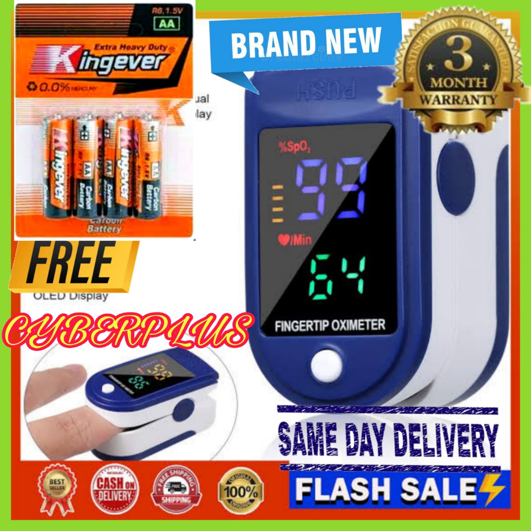 DIGITAL PULSE FINGER OXIMETER, Health & Nutrition, Health Monitors ...