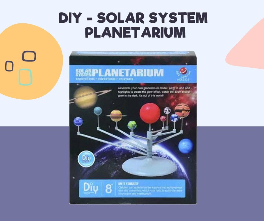 DIY - SOLAR SYSTEM PLANETARIUM science kit craft, Hobbies & Toys, Toys ...