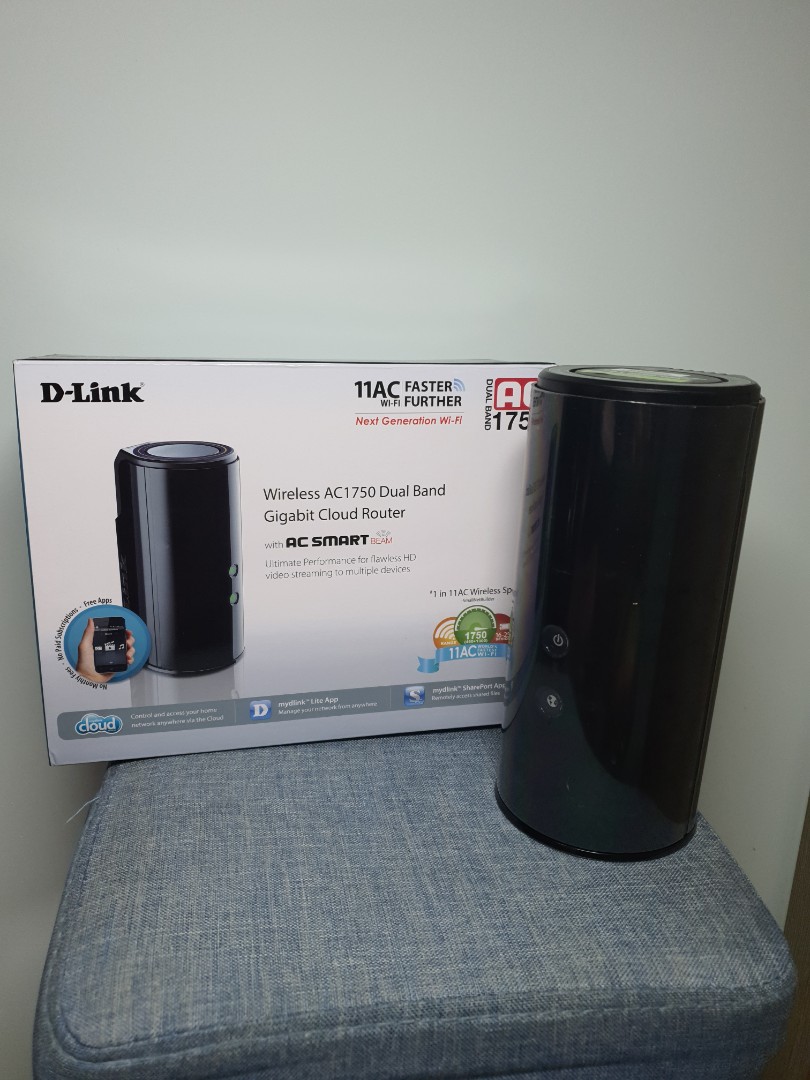 D-Link wireless AC1750 Dual Band Gigabit Cloud Router with AC Smart ...