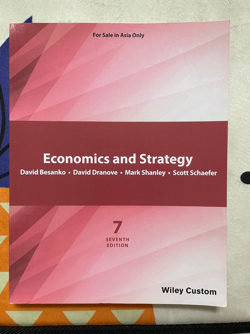 Economics and Strategy David Besanko, Hobbies & Toys, Books & Magazines ...
