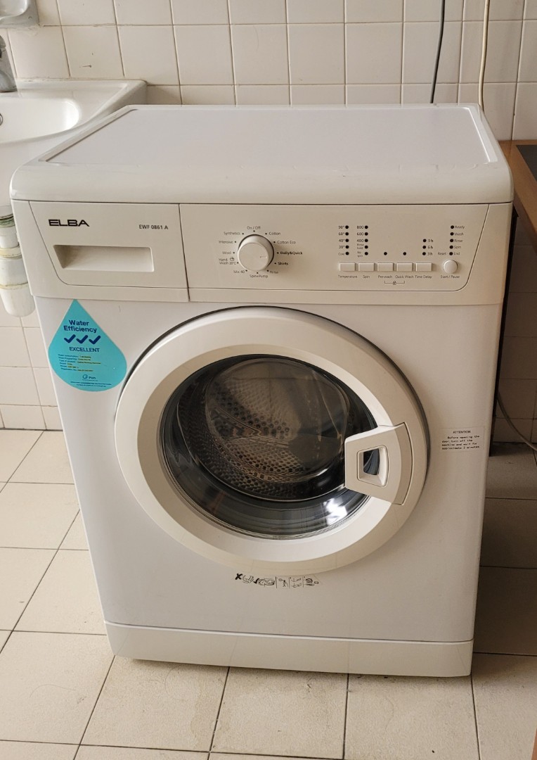 Elba washing machine, TV & Home Appliances, Washing Machines and Dryers ...
