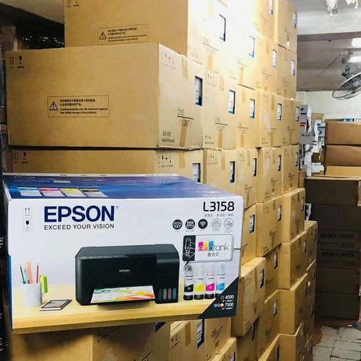 Epson EcoTank L3158 Wi-Fi All-in-One Ink Tank Printer, Computers & Tech ...