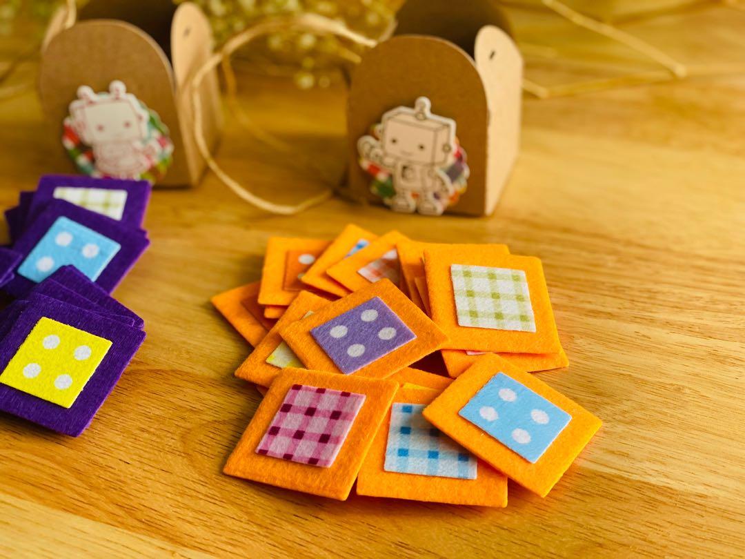 Handcrafted Memory Game in a Box in a variety of colors, Hobbies & Toys ...