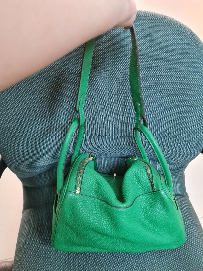 hermes lindy green, Luxury, Bags & Wallets on Carousell