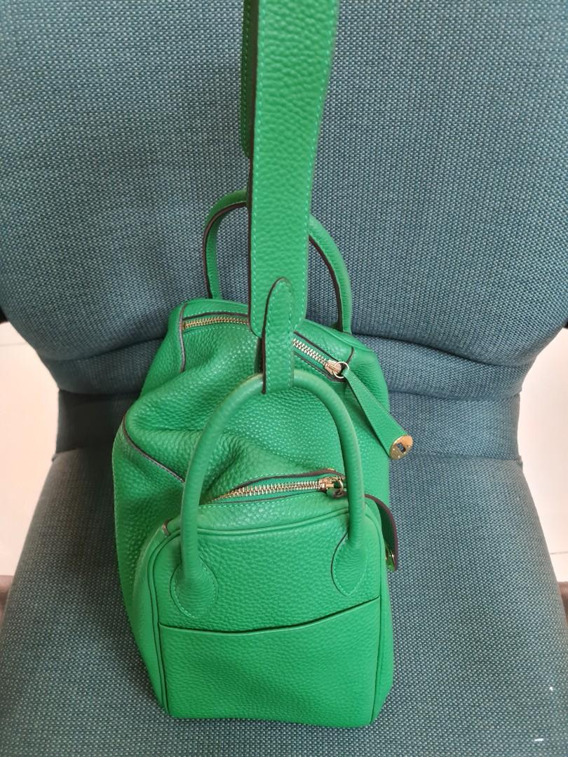 hermes lindy green, Luxury, Bags & Wallets on Carousell