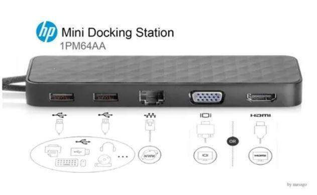 HP USB-C Mini Dock P/No: 1PM64AA, Computers & Tech, Parts & Accessories ...