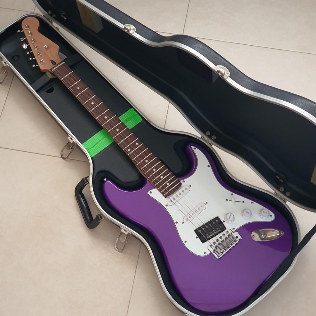 HSS Super Strat with Duncan Distortion, Hobbies & Toys, Music & Media ...