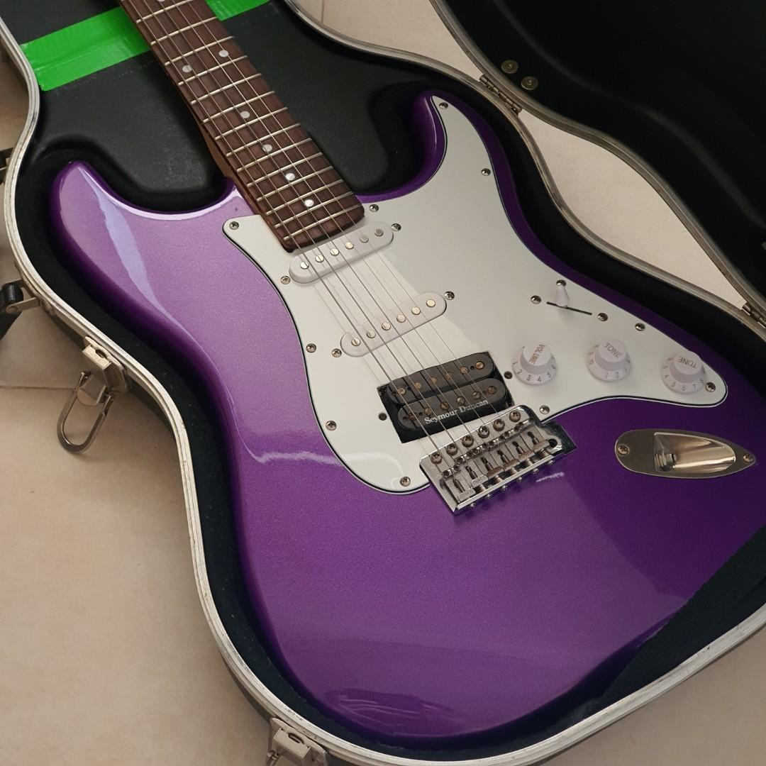 HSS Super Strat with Duncan Distortion, Hobbies & Toys, Music & Media ...