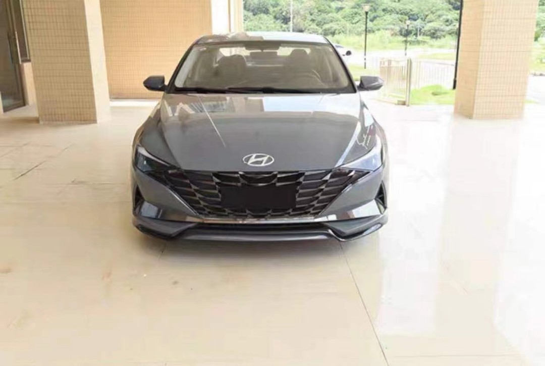 Hyundai Avante CN7 body kit front lip side skirts diffuser exhaust, Car ...