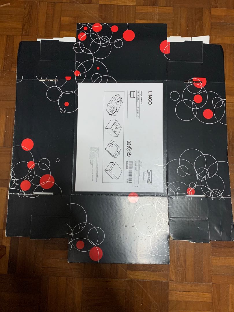 Ikea cardboard foldable storage boxes in 2 sizes, Furniture & Home ...