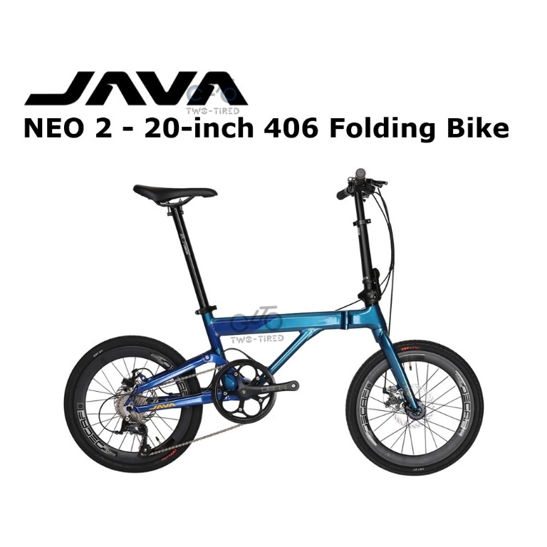 JAVA NEO 2 - 20-inch Folding Bike Aluminium Disc Brake 9-speed 406 ...