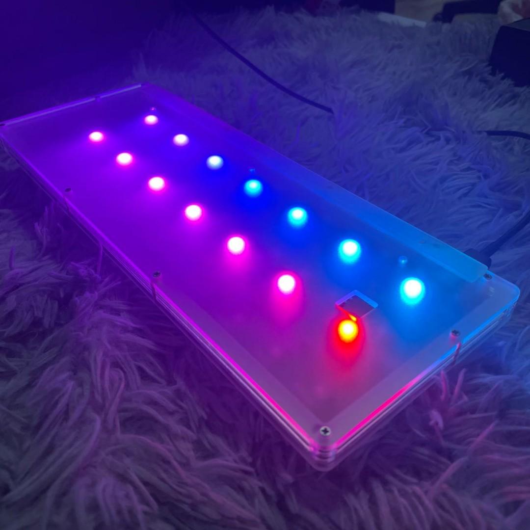 [Keyboard] 60% Custom Frosted Acrylic Mechanical Keyboard comes with ...