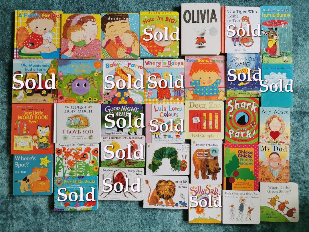 Kids book Toddler book Hard cover board book Eric Carle-Karen Katz ...