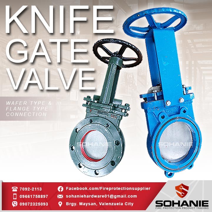 Knife Gate Valve Wafer type and Flange type Connection, Commercial ...