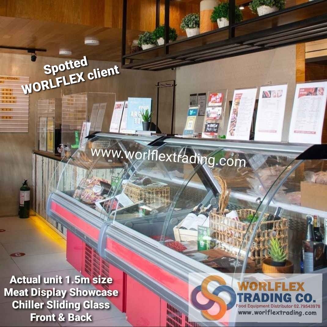 MEAT Chiller Sliding Glass Front and Back, TV & Home Appliances ...