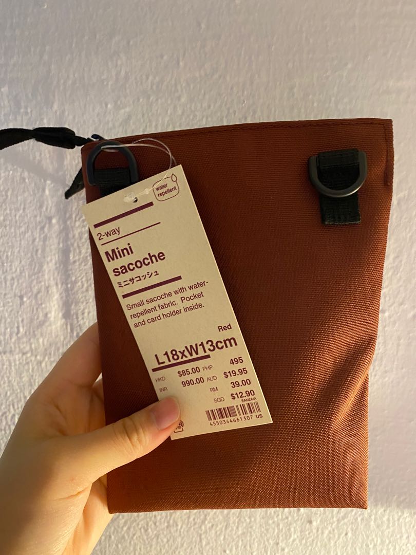 Muji Mini Sacoche, Women's Fashion, Bags & Wallets, Cross-body Bags on ...