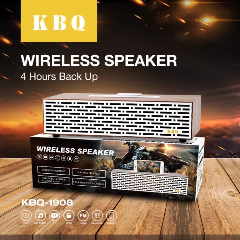New - PIT KBQ-1908 Wireless Speaker, Audio, Soundbars, Speakers ...