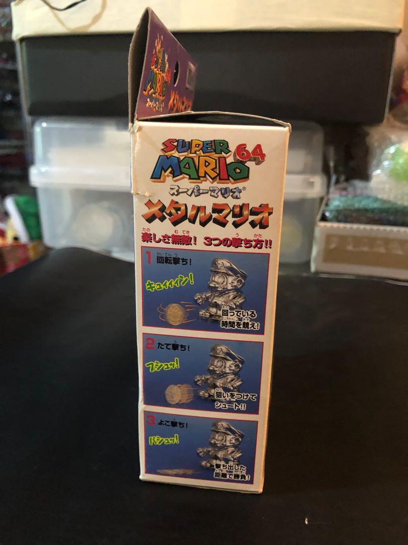 Nintendo Super Mario 64 Vintage Metal Mario Figure and Gold Coin ...