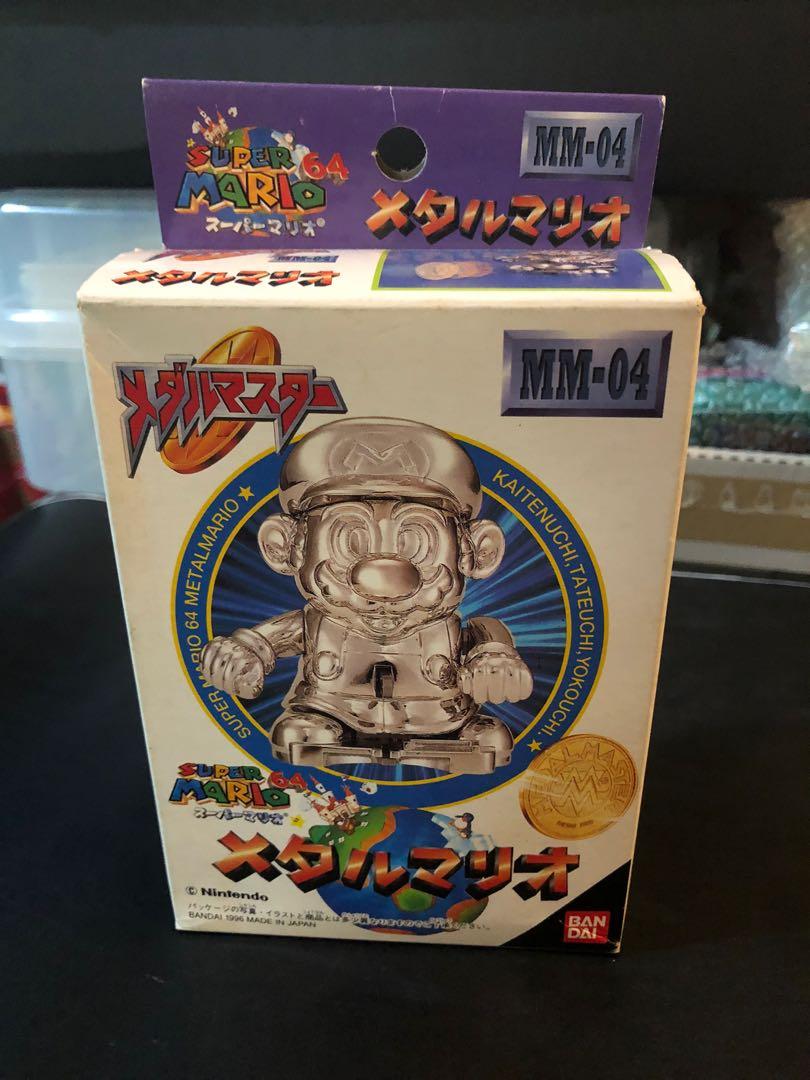 Nintendo Super Mario 64 Vintage Metal Mario Figure and Gold Coin ...