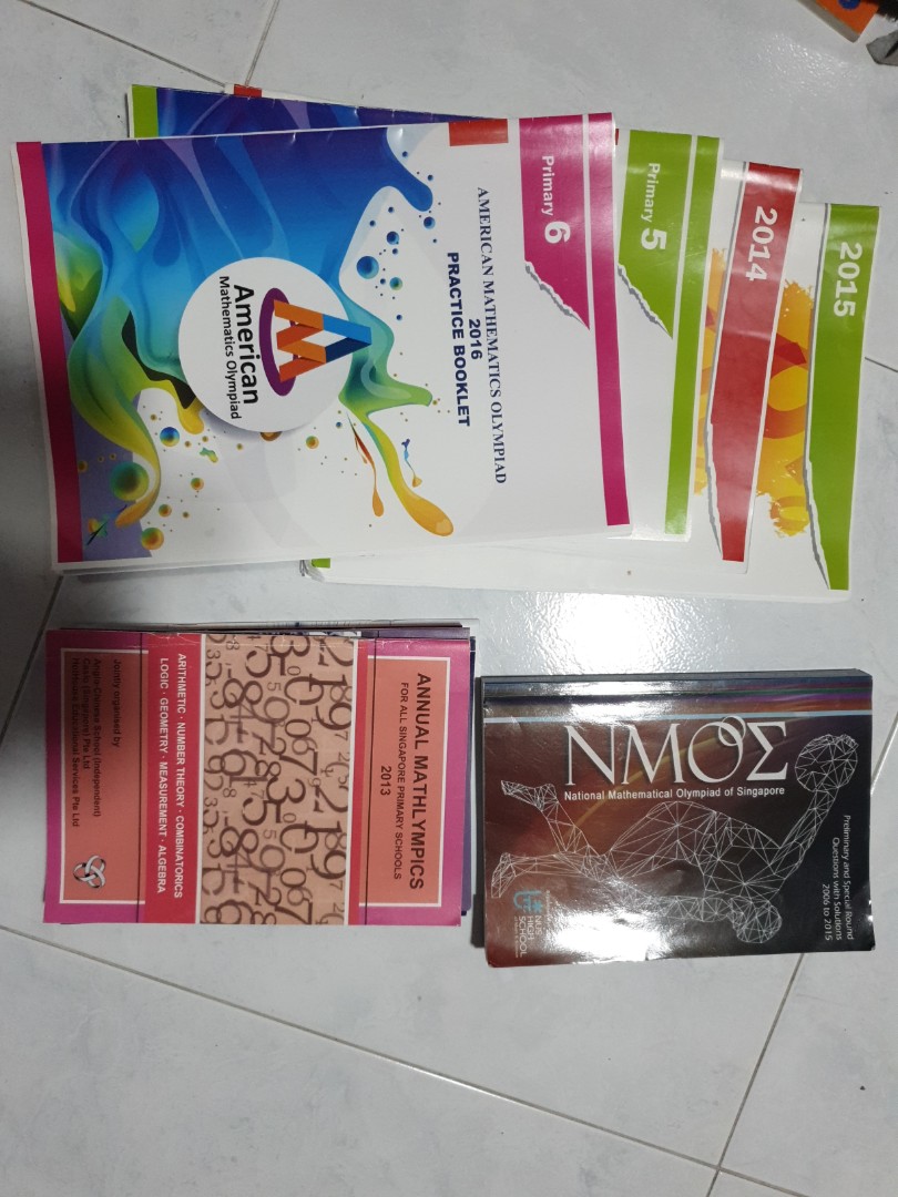 P4-P5-P6 Math Olympiad Materials/Mathlympics,NMOS,AMO,SASMO, Hobbies ...