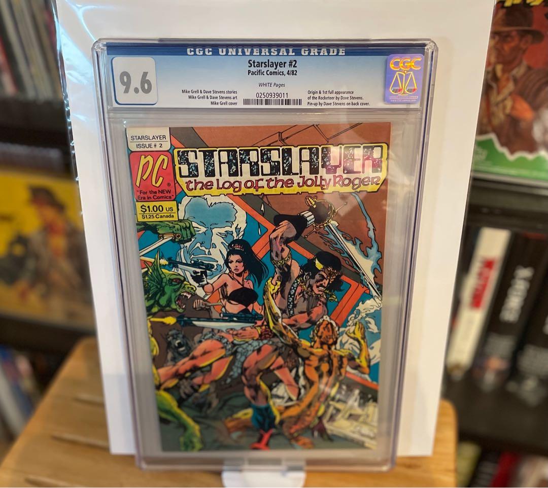 Pacific Comics Starslayer #2 CGC 9.6 White Pages First Appearance The ...