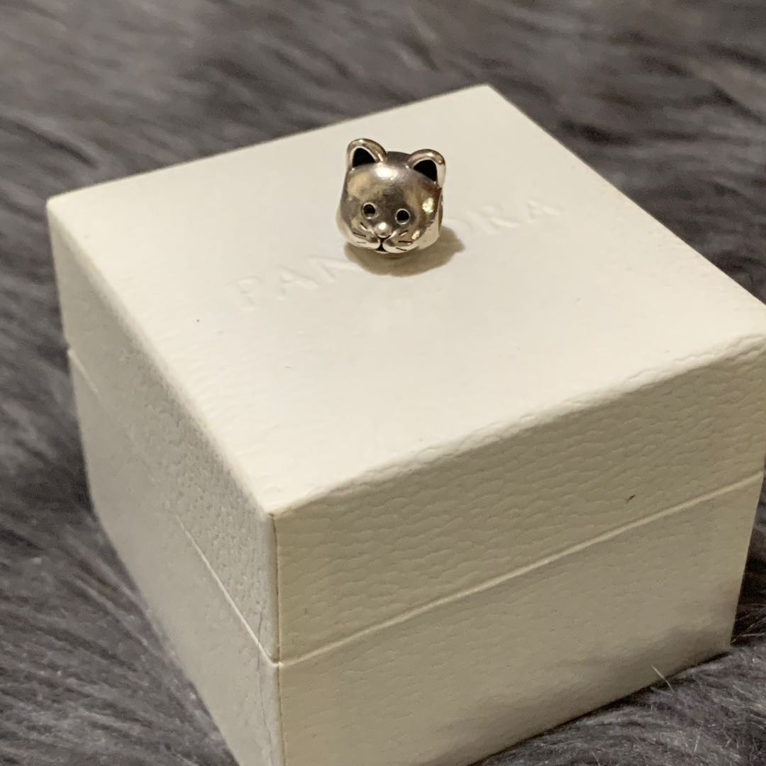 Pandora Cat Charm, Women's Fashion, Jewelry & Organizers, Charms on ...