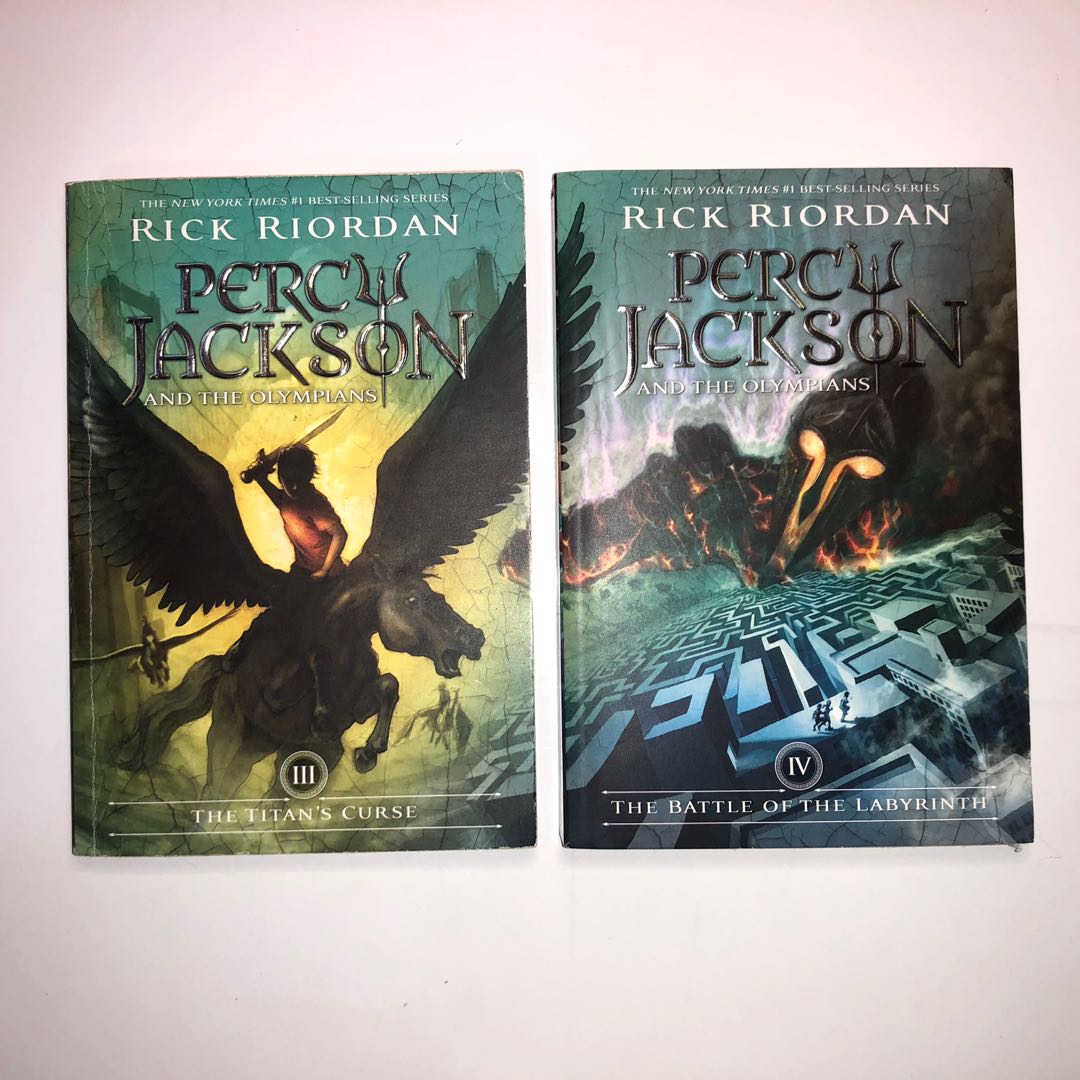 Percy Jackson Bundle (SOLD), Hobbies & Toys, Books & Magazines, Fiction ...