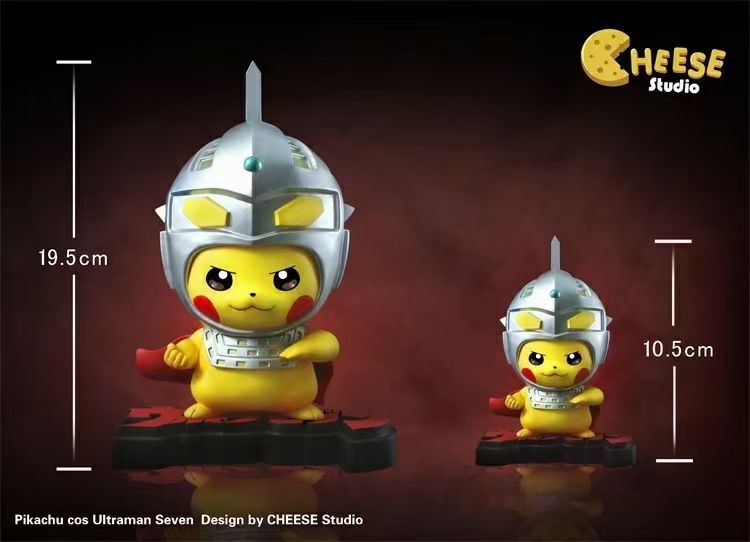 [PO] CHEESE STUDIO - POKEMON PIKACHU COSPLAY ULTRAMAN SEVEN FIGURE ...