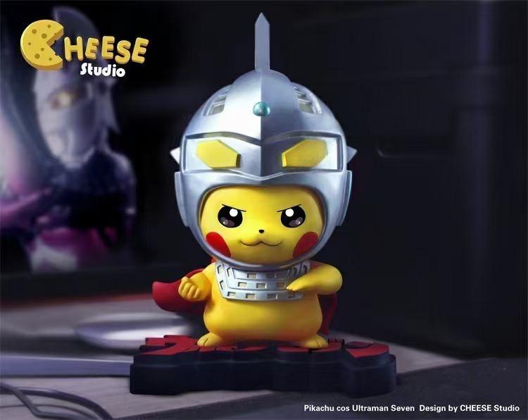 [PO] CHEESE STUDIO - POKEMON PIKACHU COSPLAY ULTRAMAN SEVEN FIGURE ...